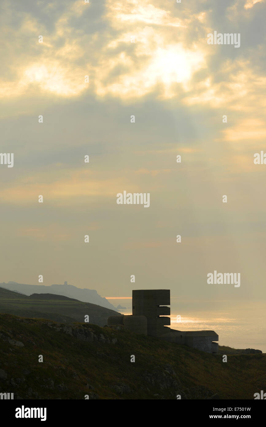 Pleinmont observation tower guernsey hi-res stock photography and ...