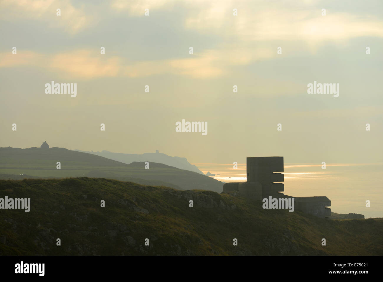 Pleinmont observation tower guernsey hi-res stock photography and ...
