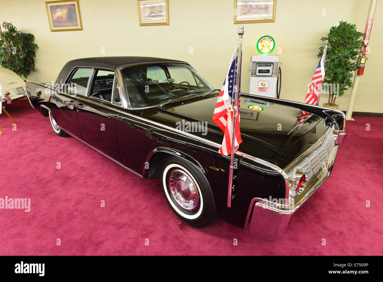 An American Presidential limousine used by John Kennedy Stock Photo - Alamy
