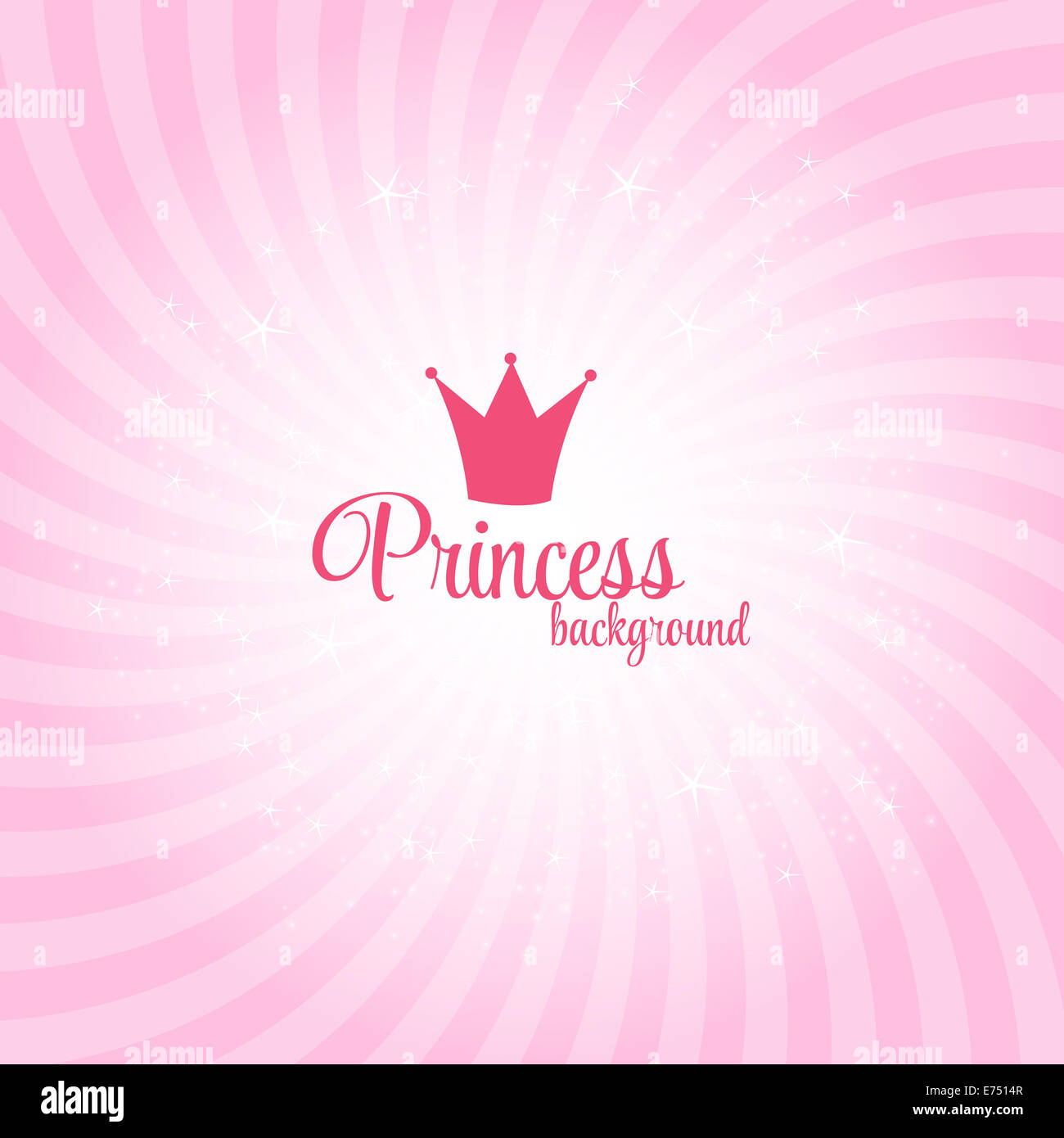 Princess Abstract Background Vector Illustration Stock Photo - Alamy