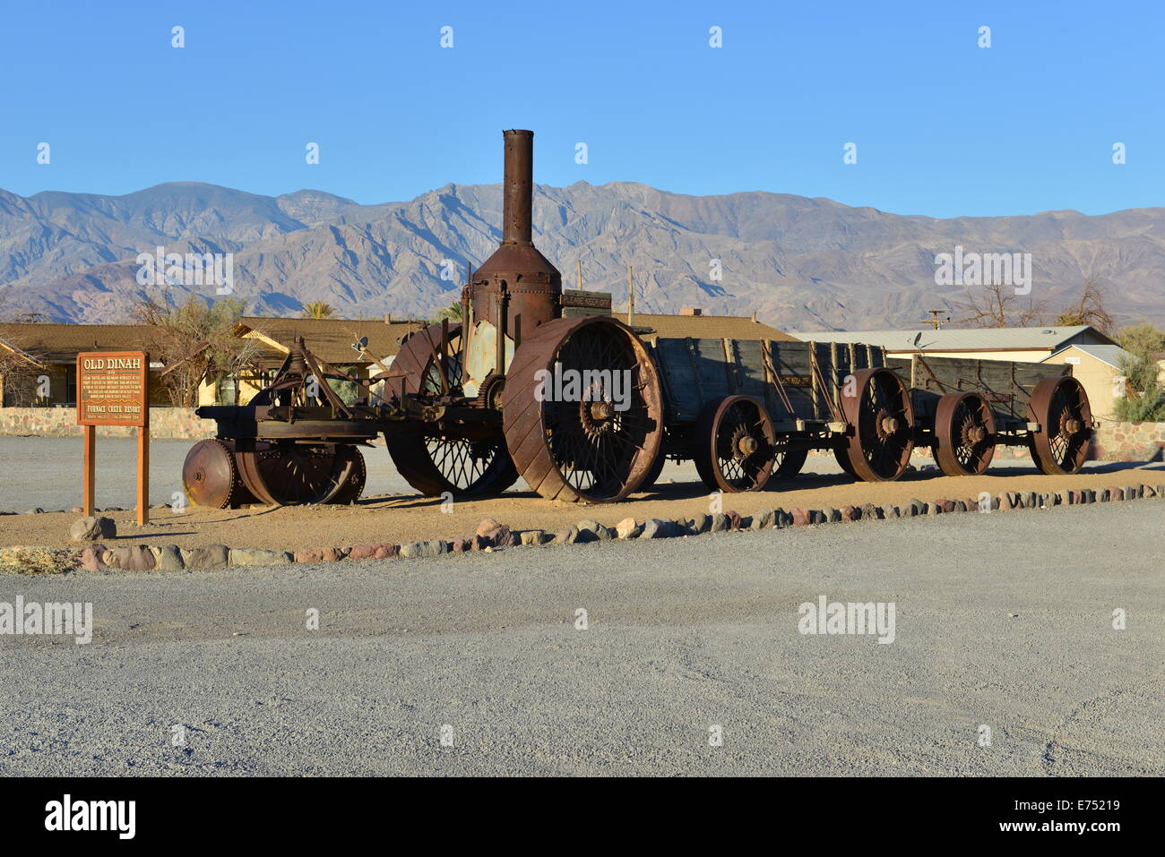 An American steam traction engine from the 19 th century Stock Photo ...