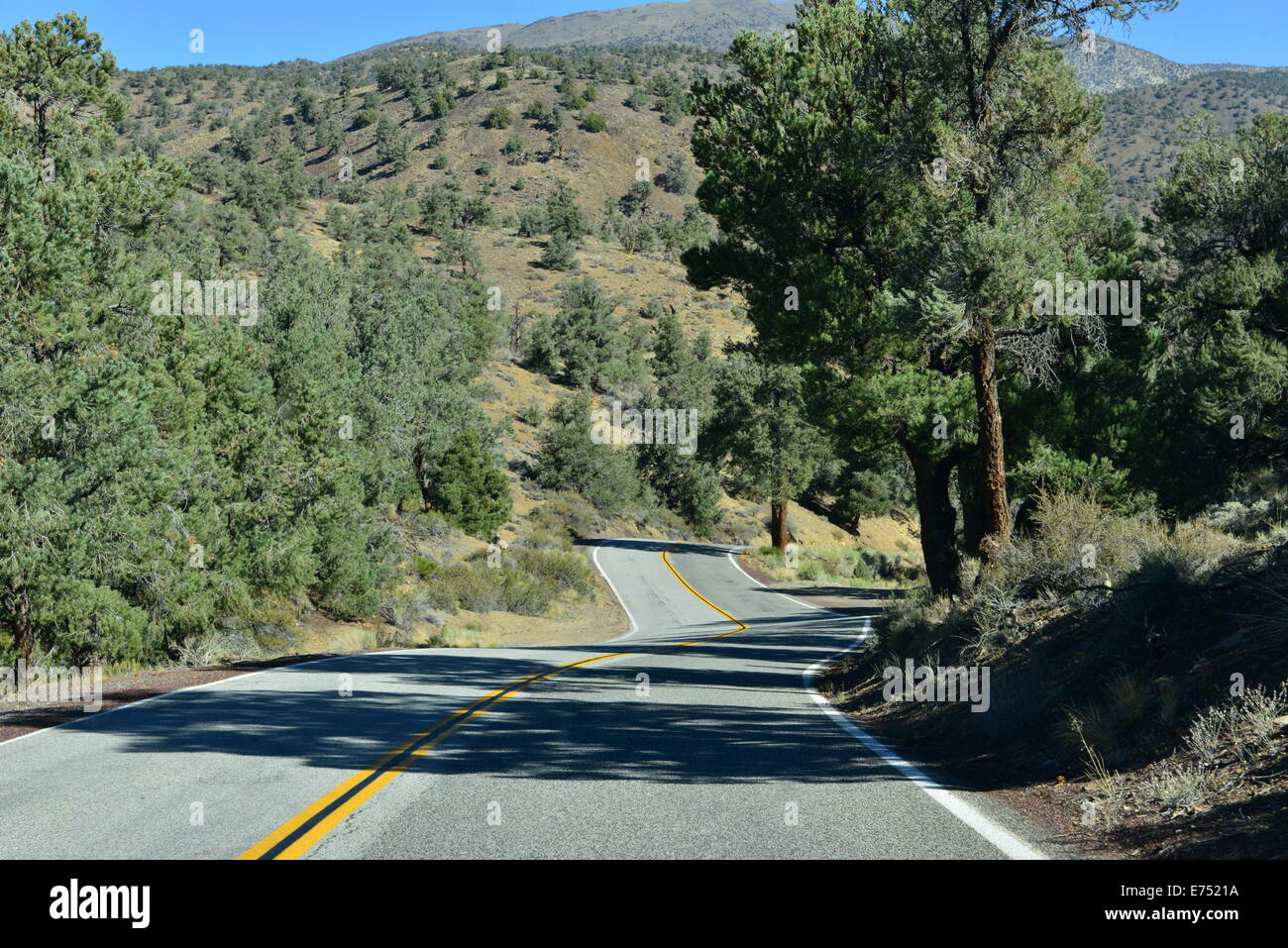 The Scenic Highway 168 in sept 2014 Stock Photo - Alamy