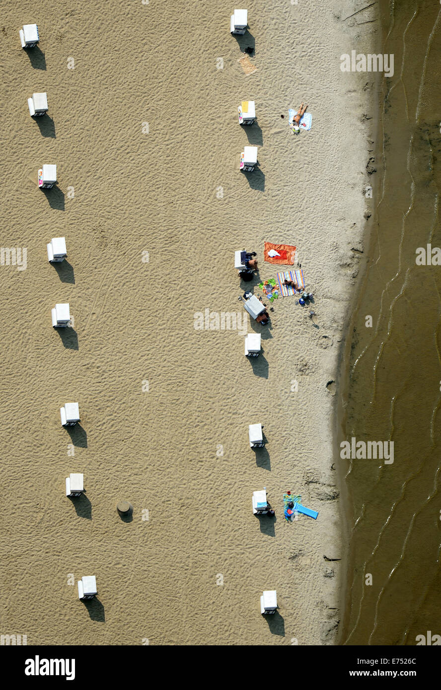 Berlin Germany Visitors Wannsee Beach High Resolution Stock Photography ...