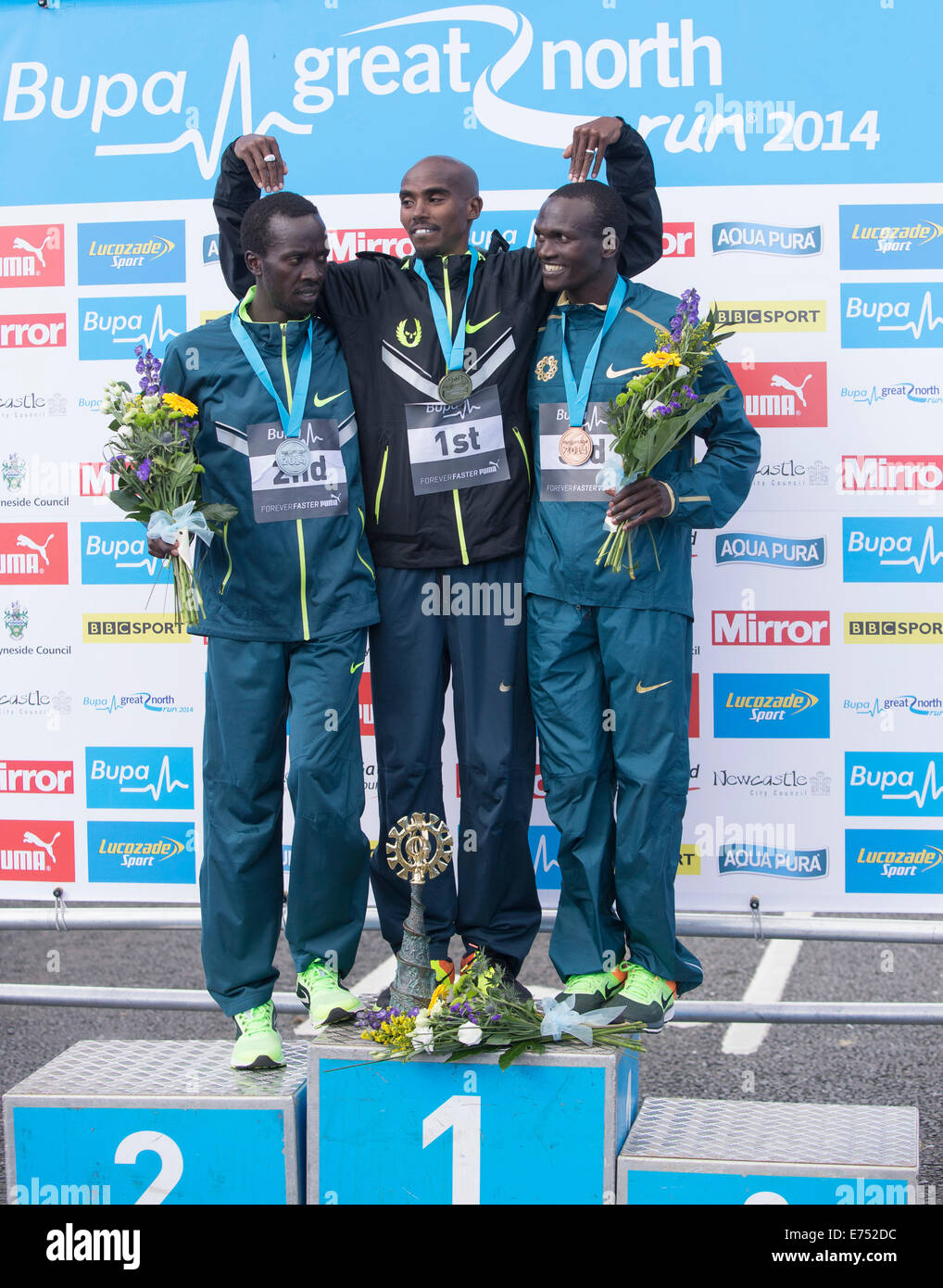 South Shields, UK. 07th Sep, 2014. BUPA Great North Run 13.1 mile race ...