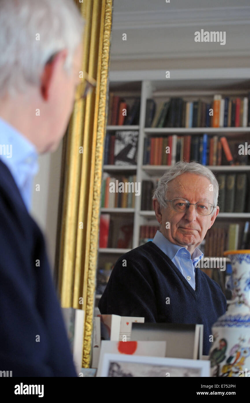 April 24, 2014 - Paris, France: Portrait of Sir Michael Edwards, the ...