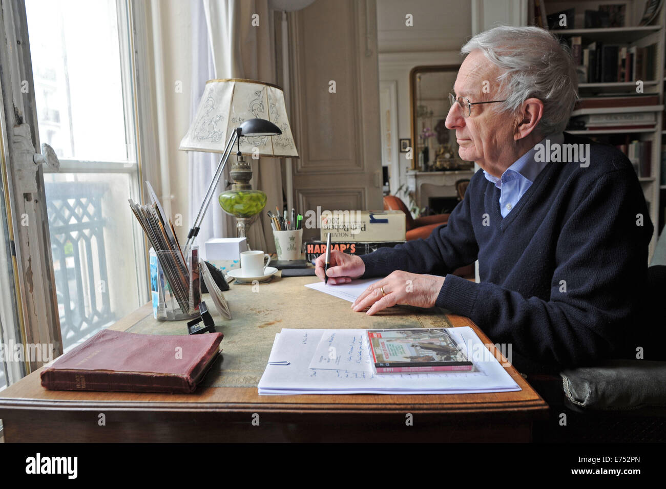 April 24, 2014 - Paris, France: Portrait of Sir Michael Edwards, the ...