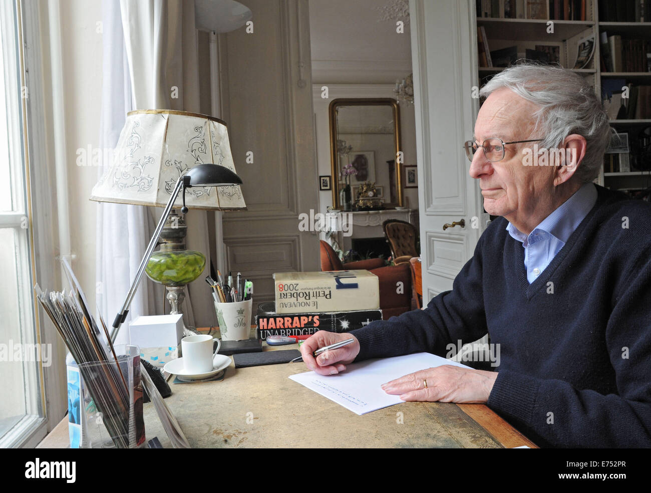 April 24, 2014 - Paris, France: Portrait of Sir Michael Edwards, the ...