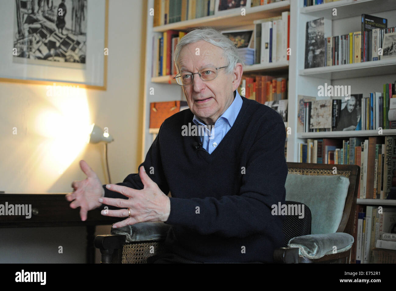 April 24, 2014 - Paris, France: Portrait of Sir Michael Edwards, the ...