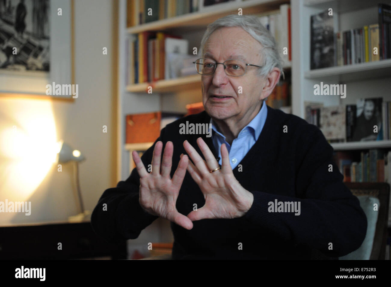 April 24, 2014 - Paris, France: Portrait of Sir Michael Edwards, the ...