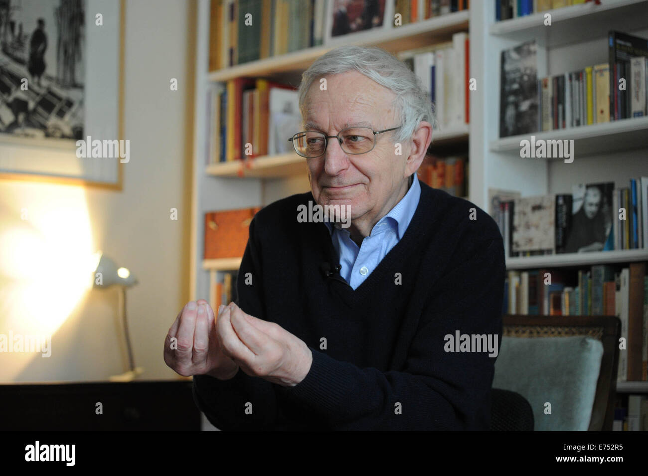 April 24, 2014 - Paris, France: Portrait of Sir Michael Edwards, the ...