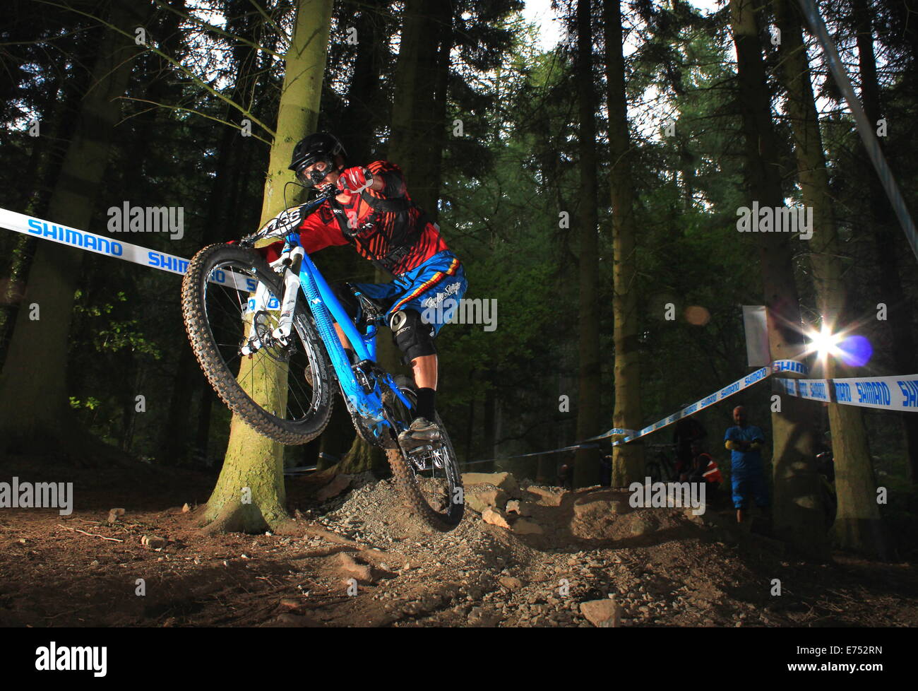 Enduro mountain biker Stock Photo - Alamy