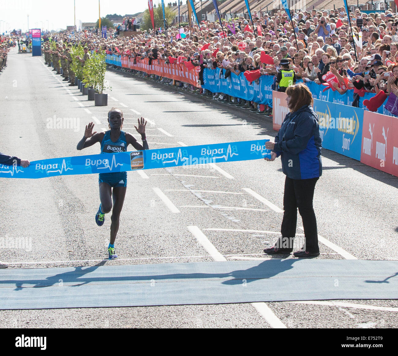 South Shields, UK. 07th Sep, 2014. BUPA Great North Run 13.1 mile race ...