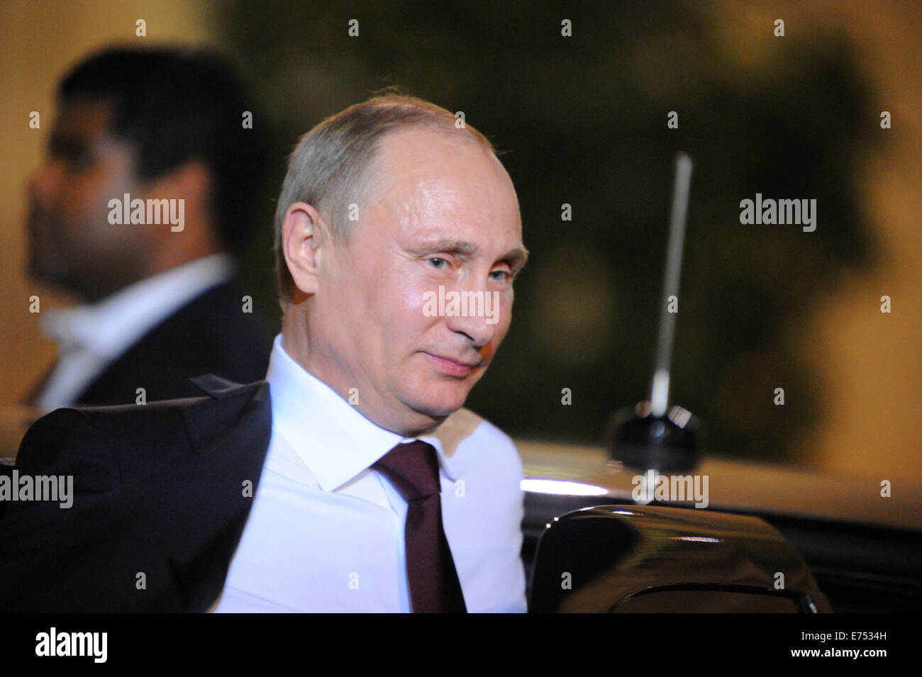 Portrait of Russian President Vladimir Putin, pictured during his ...