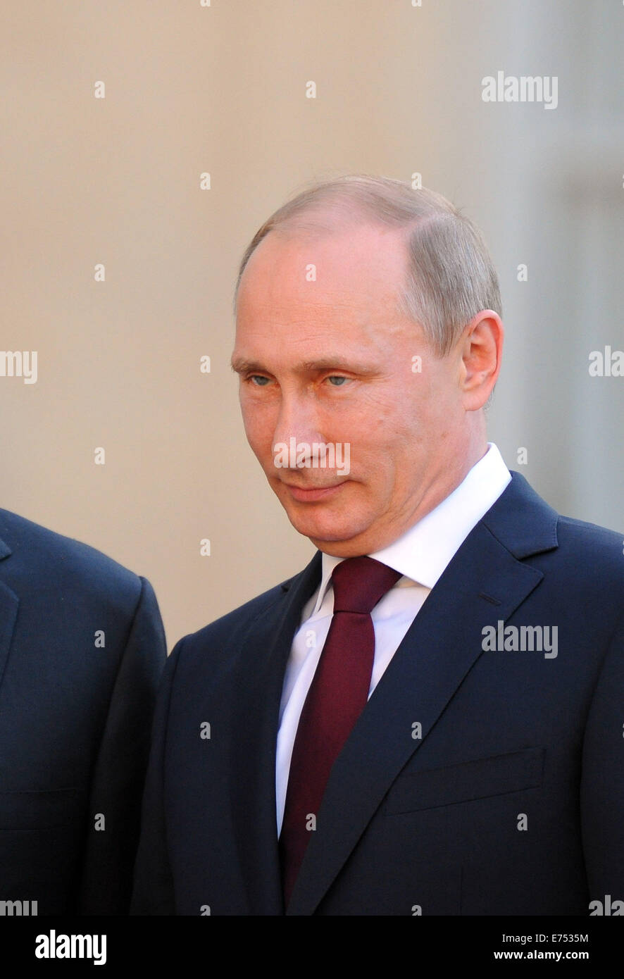 Portrait of Russian President Vladimir Putin, pictured during his ...