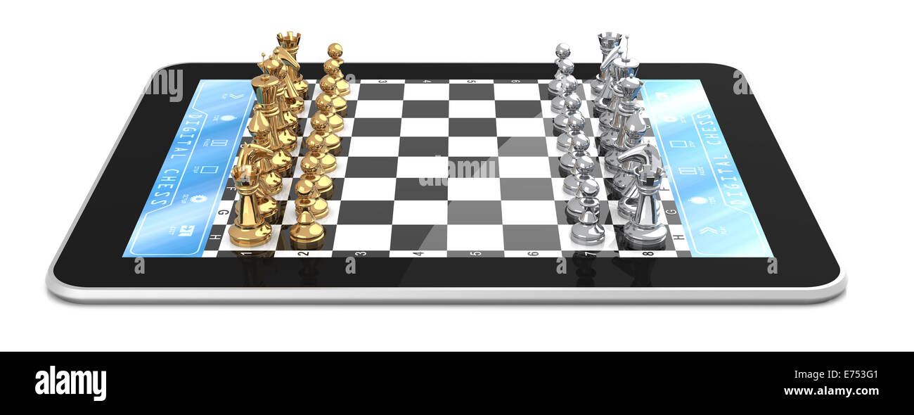 Double player chess game on digitaltablet with Three Dimensional chess ...
