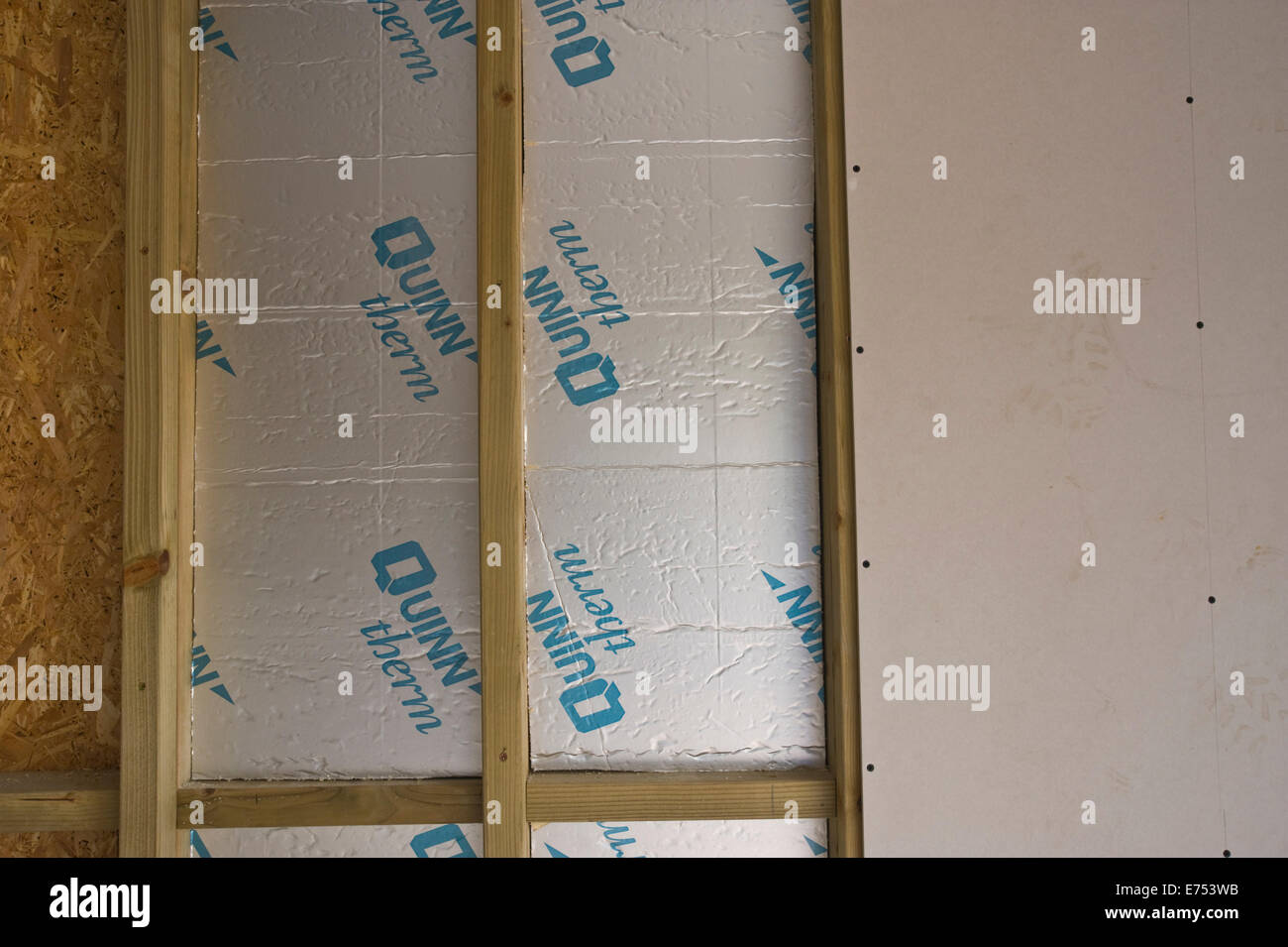 Interior work plaster board timber frame etc for house extension Hay-on ...