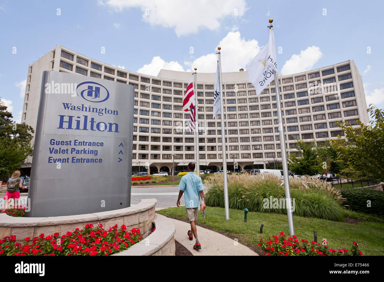 Washington Hilton on Connecticut Avenue - Washington, DC USA Stock ...