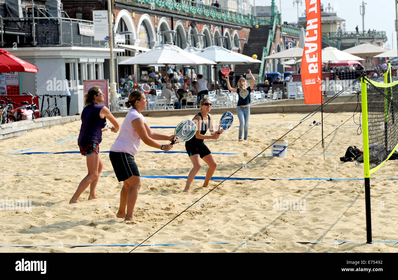 Beach tennis hi-res stock photography and images - Alamy