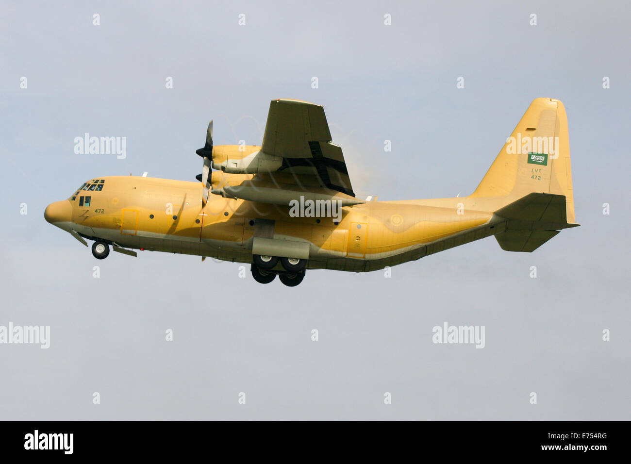 Lockheed c 130h hercules from saudi arabia air force hi-res stock ...