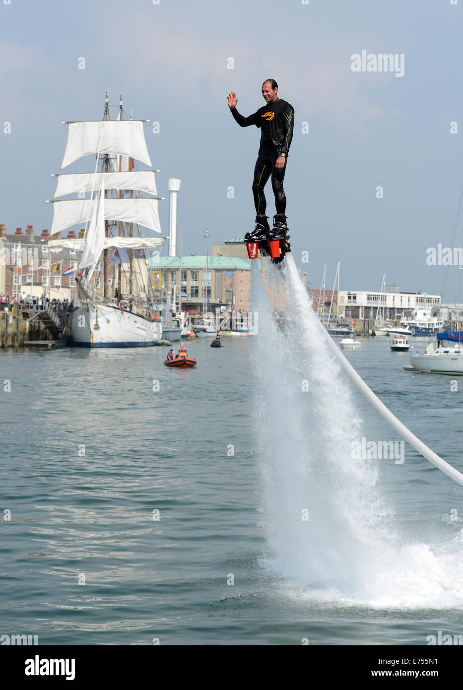 Tall ship weymouth harbour hi-res stock photography and images - Alamy