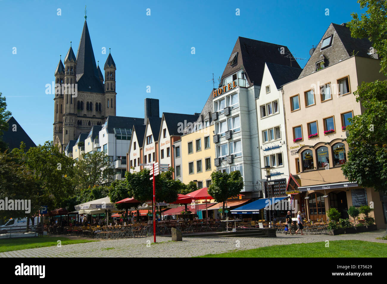 Cologne old city hall clock tower cologne hi-res stock photography and ...