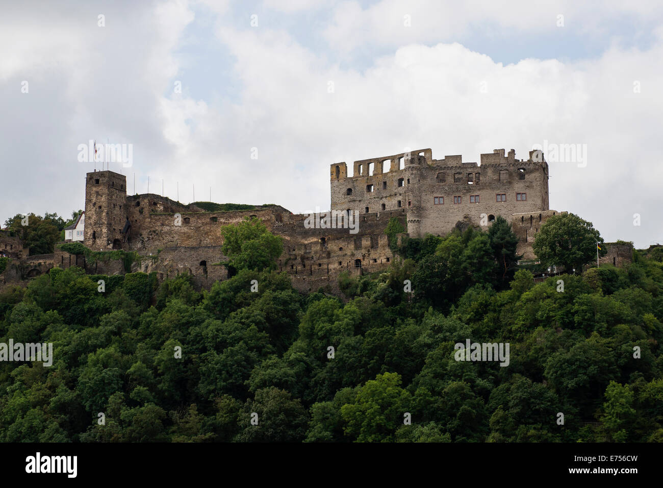 Medieval castle ,The Romantic Rhine Valley ,Germany , Europe Stock ...