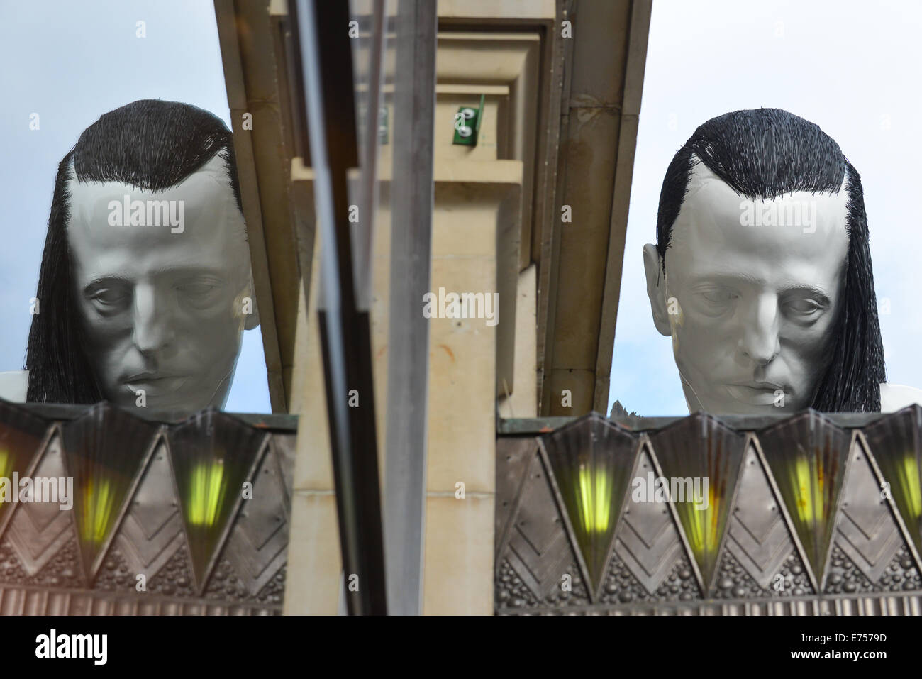 Oxford Street, London, UK. 7th September 2014. The Rick Owens sculpture ...