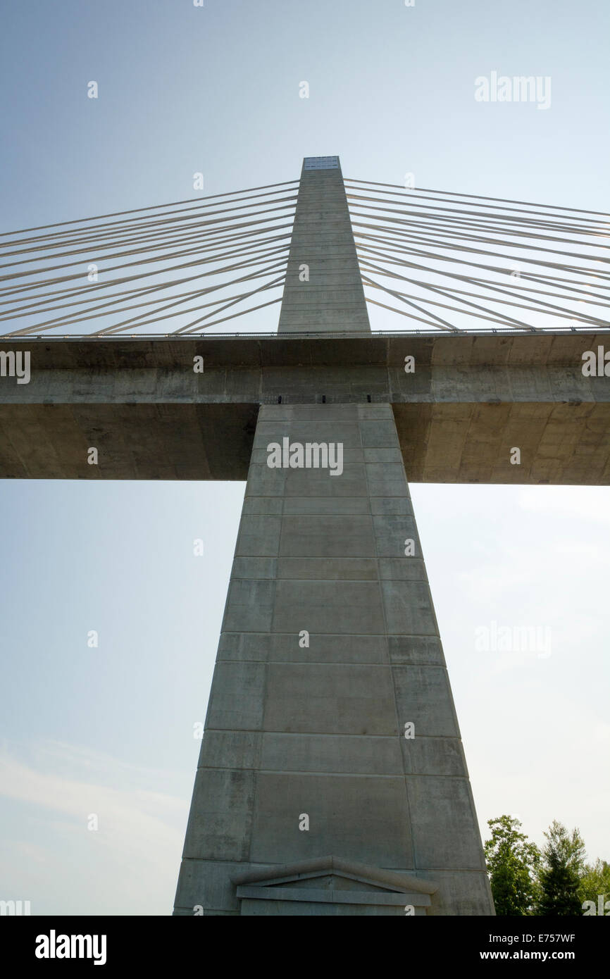 Penobsctot Narrows Bridge and Observation Tower, Prospect, Maine, USA ...