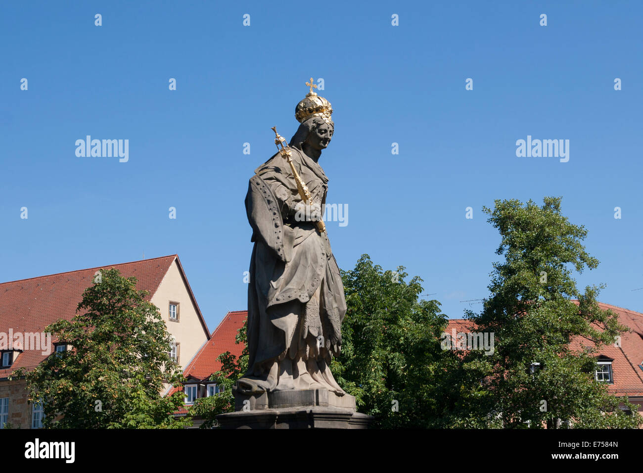 Bamberg statue empress kunigunde hi-res stock photography and images ...