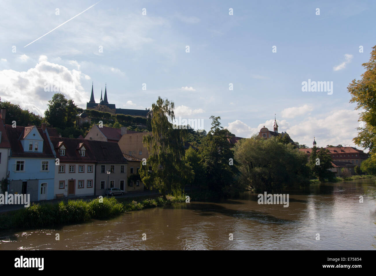 River Regnitz Michaelsberg Bamberg Germany Stock Photo - Alamy