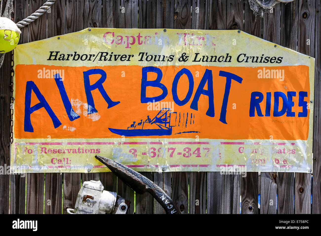 Air boat rides sign hi-res stock photography and images - Alamy