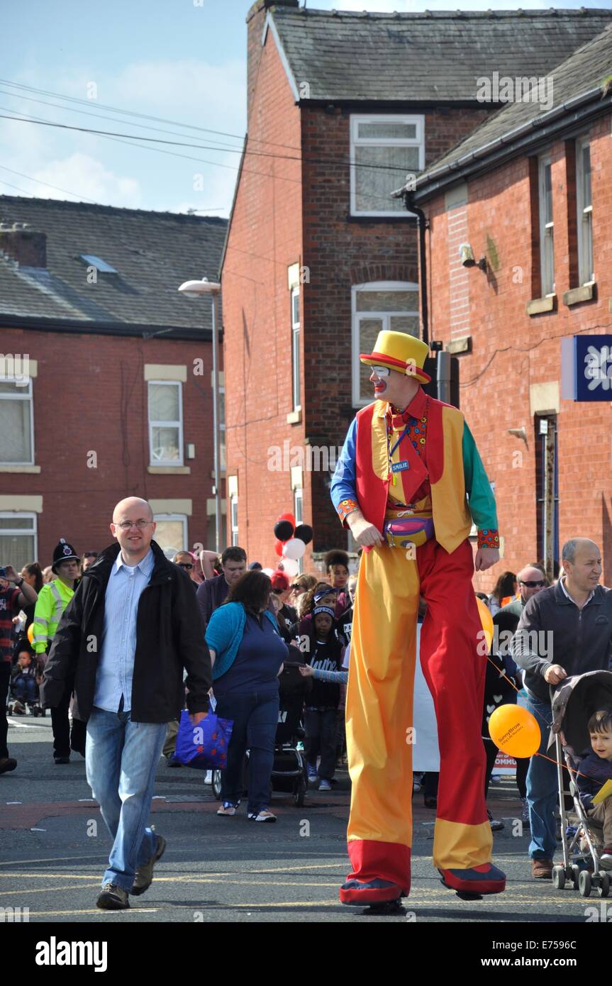 Gorton, Manchester, UK. 7th Sep, 2014. Gorton Carnival Parade on way to ...