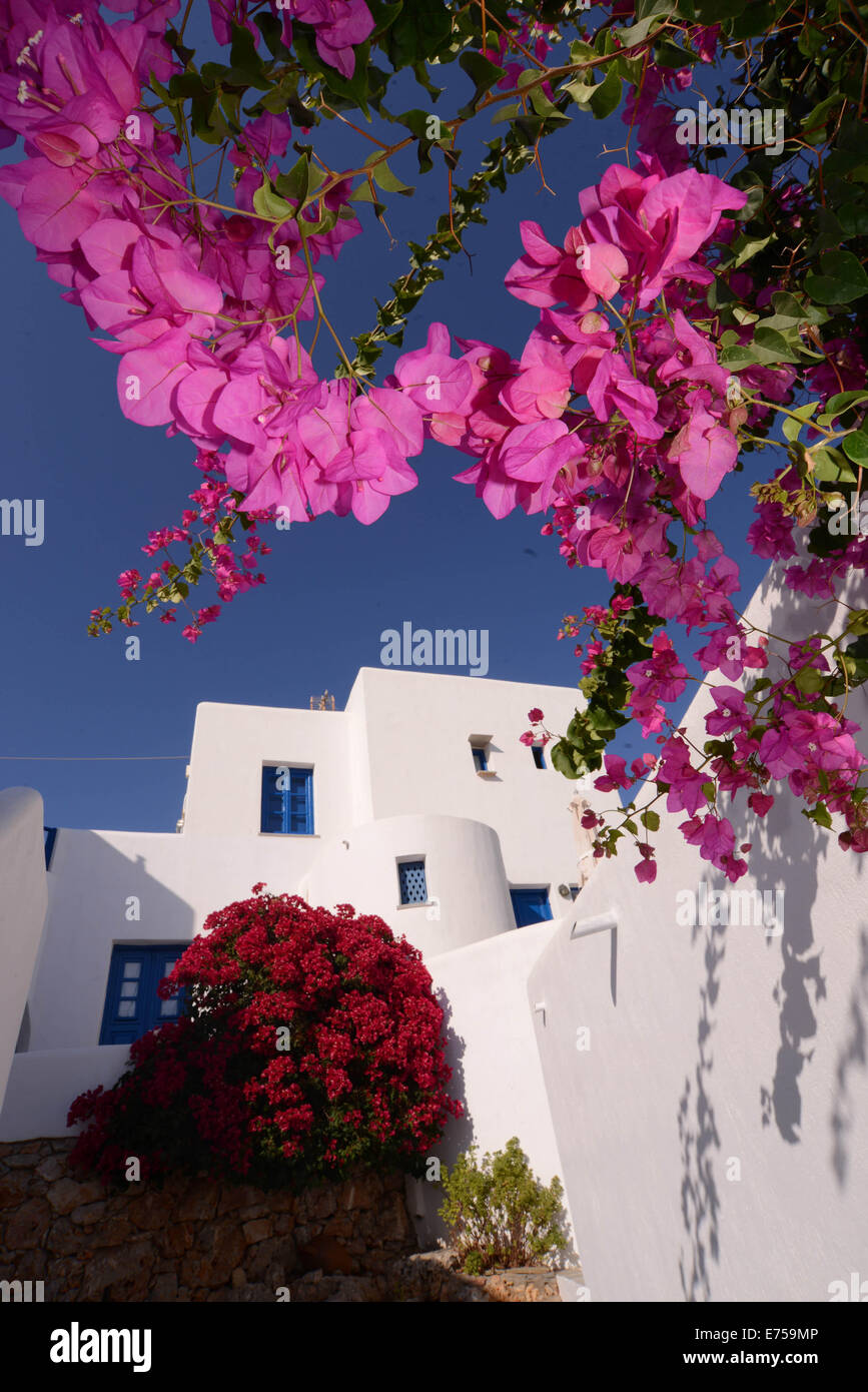 Landscape on Santorini, one of the most beautiful island in the ...