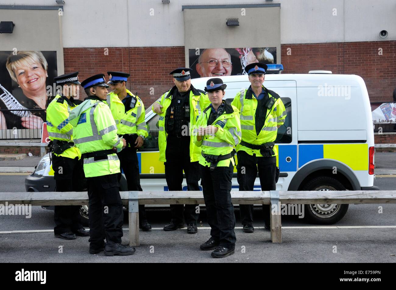 Police officers on parade uk hi-res stock photography and images - Alamy
