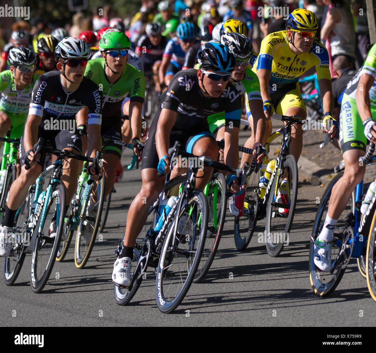 Liverpool, Merseyside, UK 7th September, 2014. Tour of Britain ...