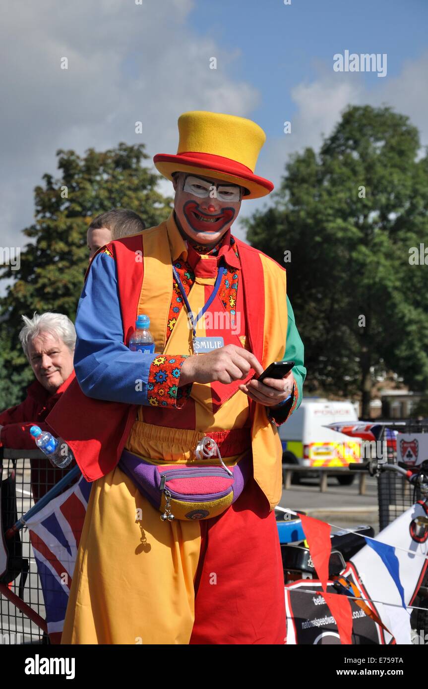 Gorton, Manchester, UK. 7th Sep, 2014. Gorton Carnival Parade on way to ...