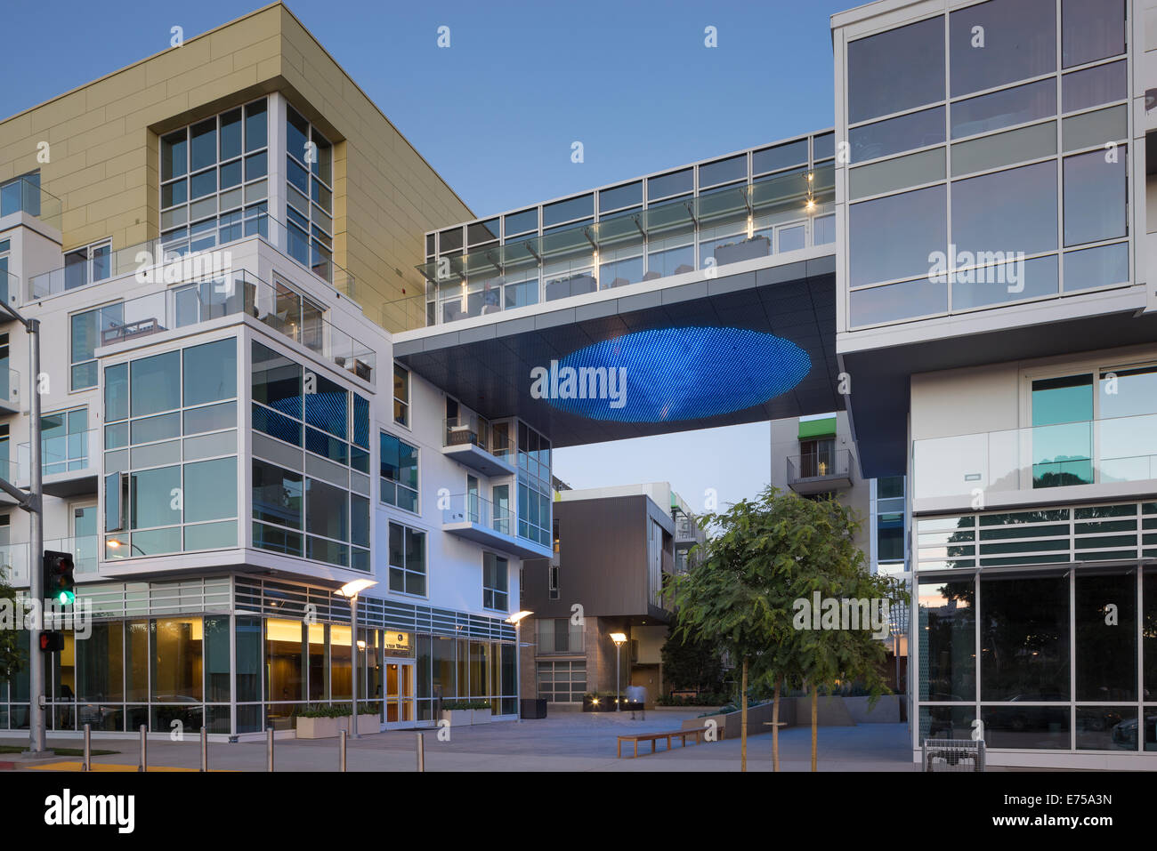 Wave Echo civic art by artist Catherine Wagner at the Waverly, Santa ...