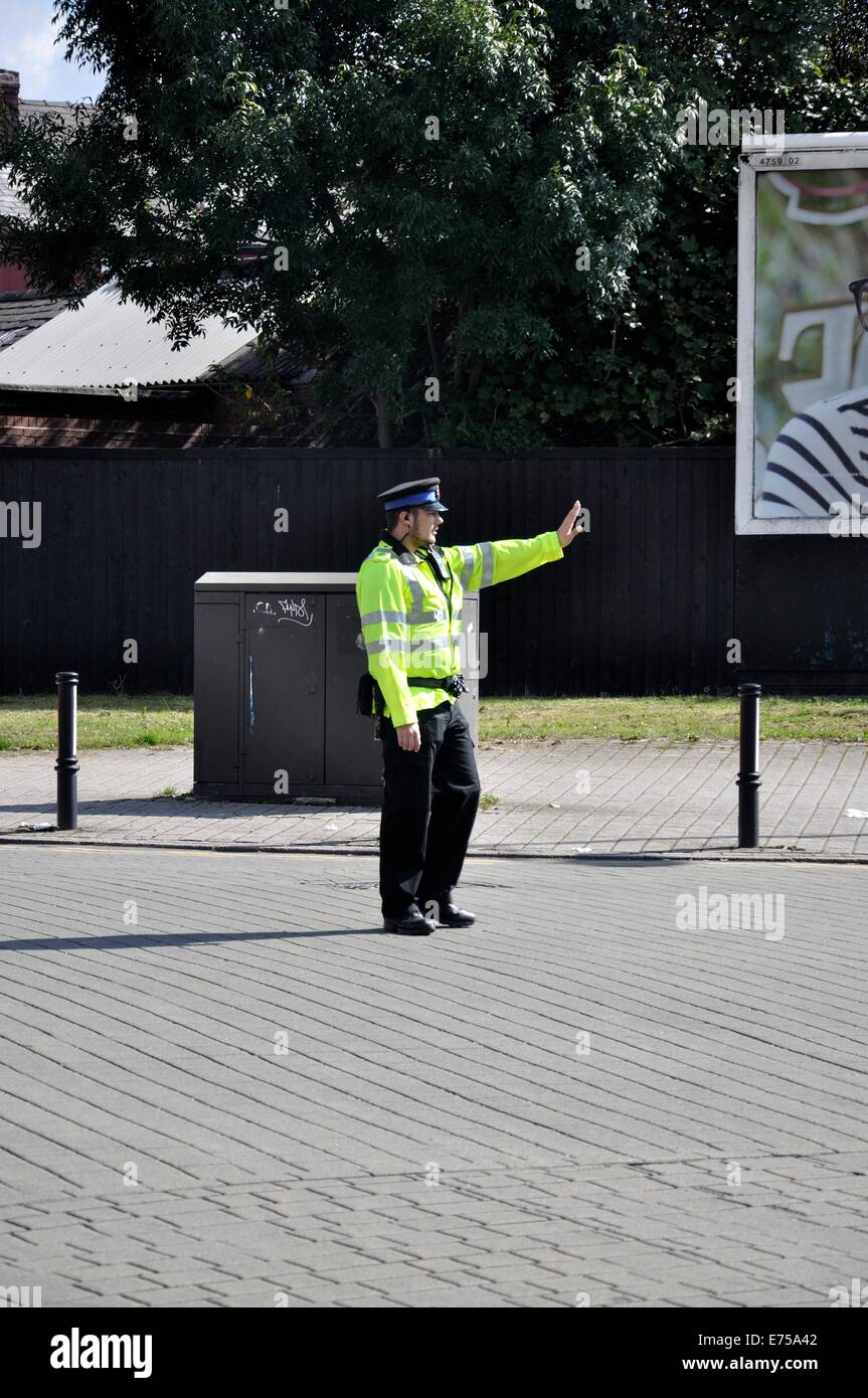 Gorton, Manchester, UK. 7th Sep, 2014. Gorton Carnival Parade on way to ...