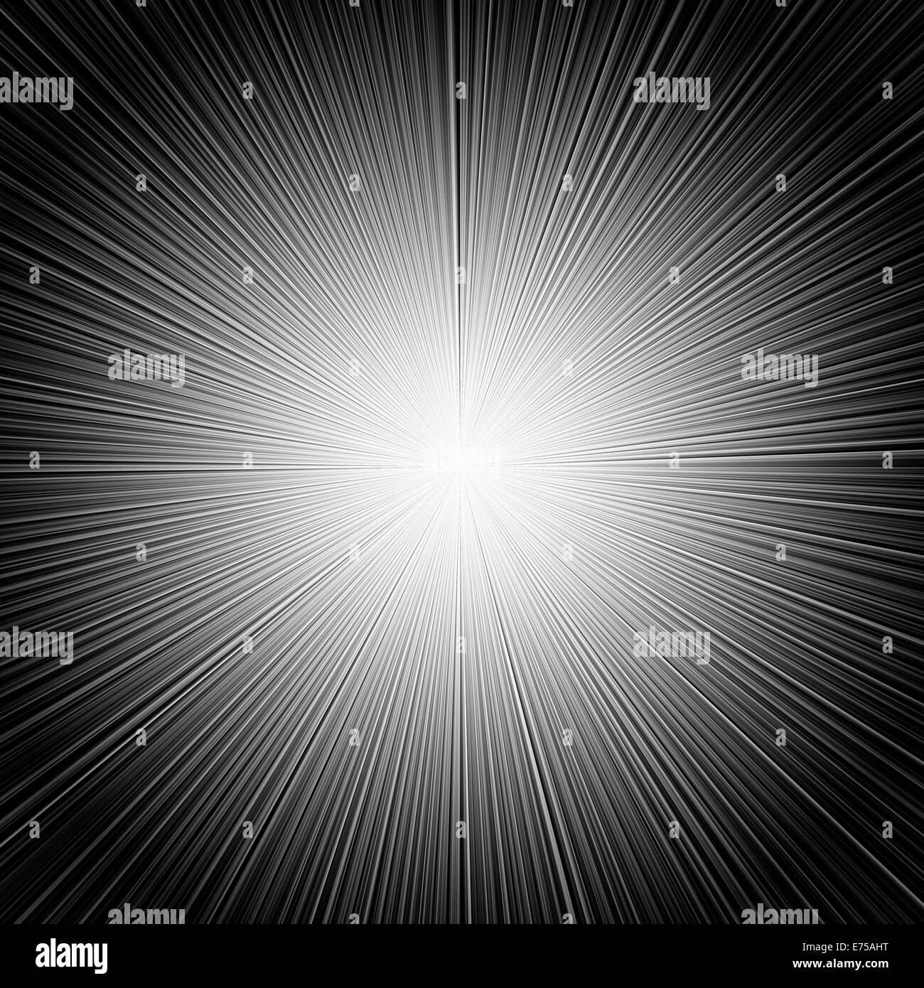 White line light rays in Black and White Stock Photos & Images - Alamy
