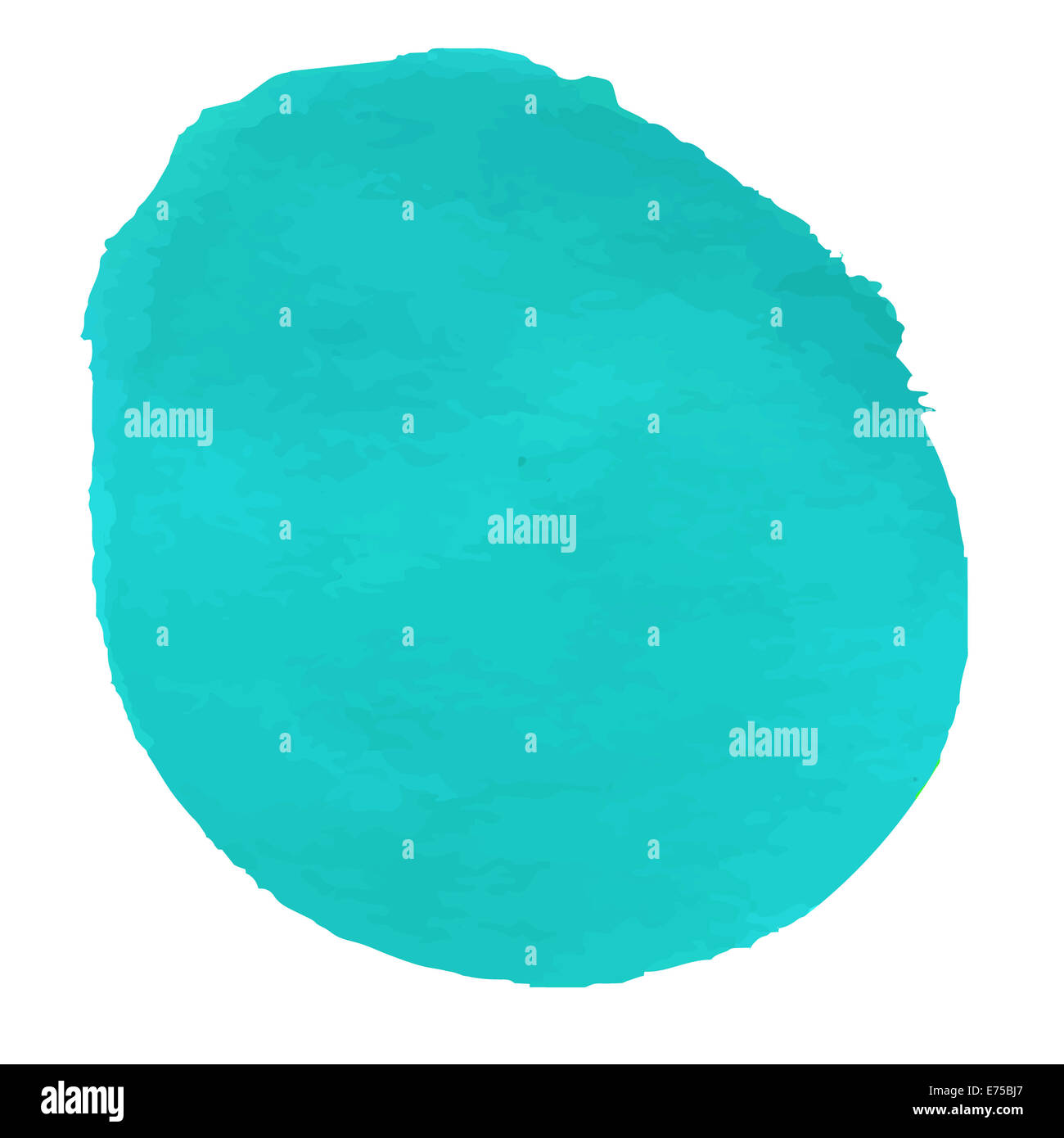 Turquoise watercolor for web design background. Vector illustration ...