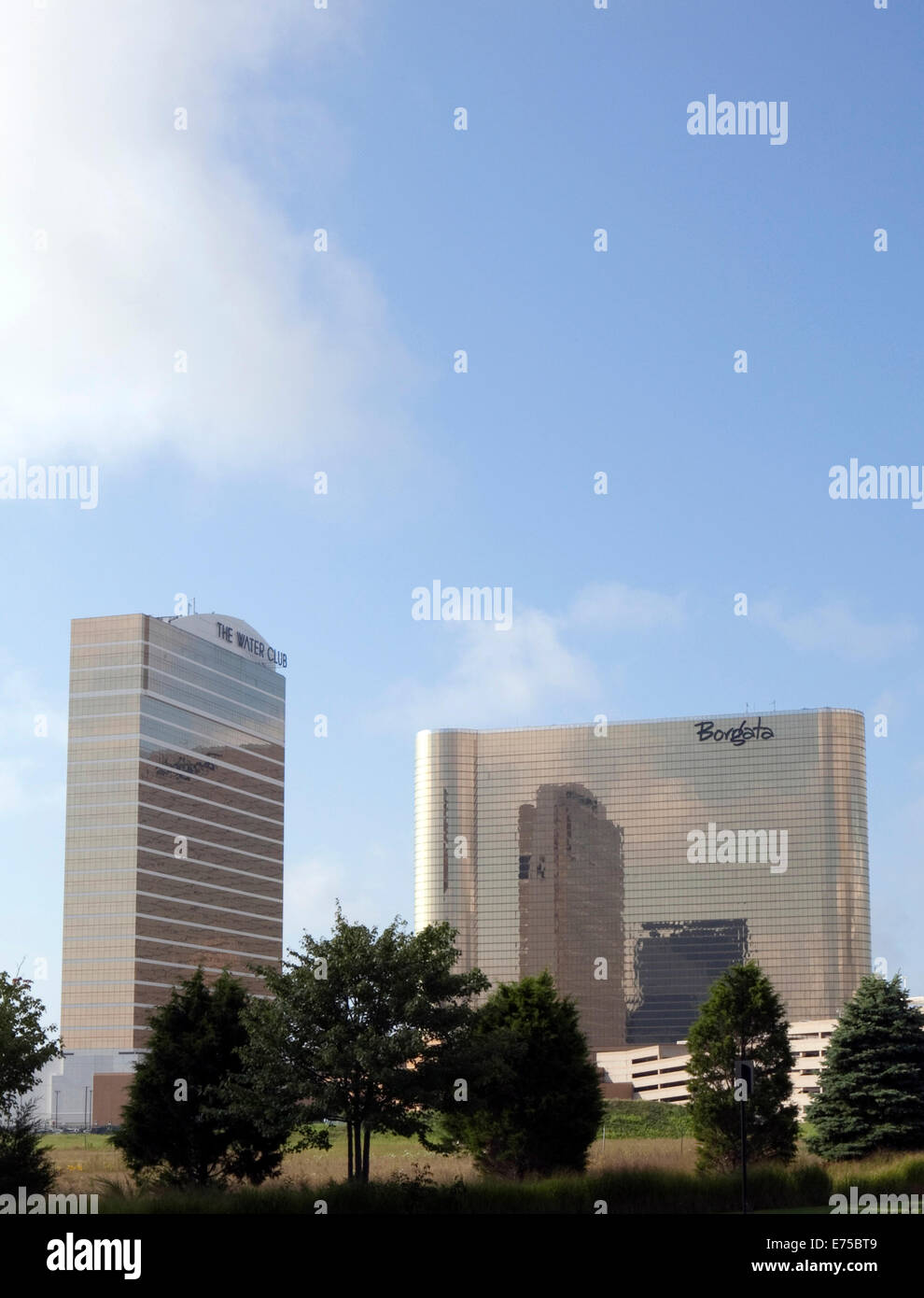 A view of the Borgata and Water Club buildings in Atlantic City, New ...