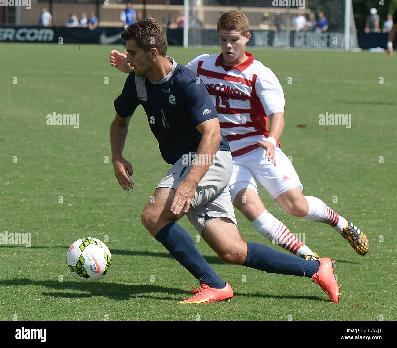 Washington, DC, USA. 7th Sep, 2014. 20140907 - Georgetown midfielder ...