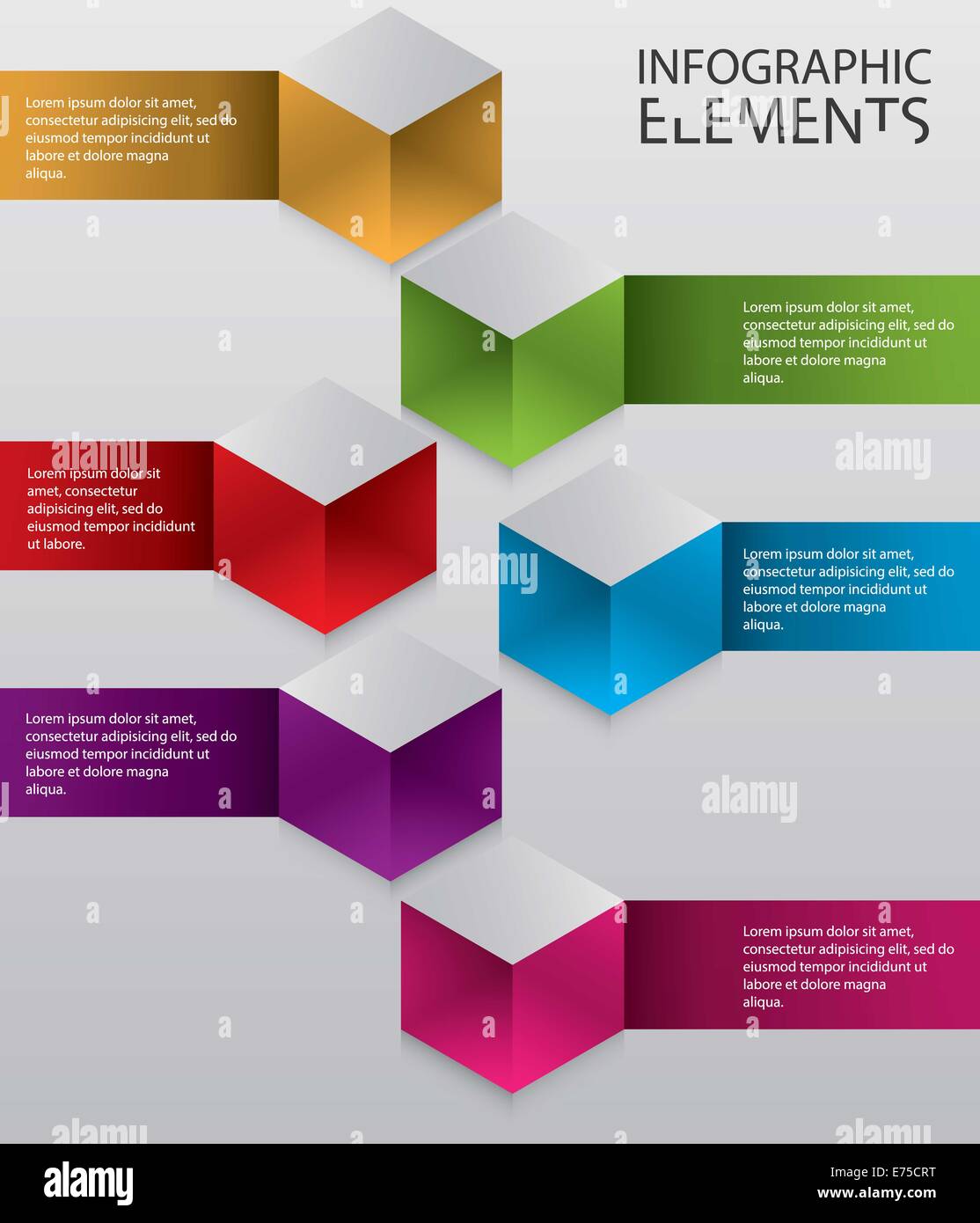 An Illustration of Modern infographic chart Stock Photo - Alamy