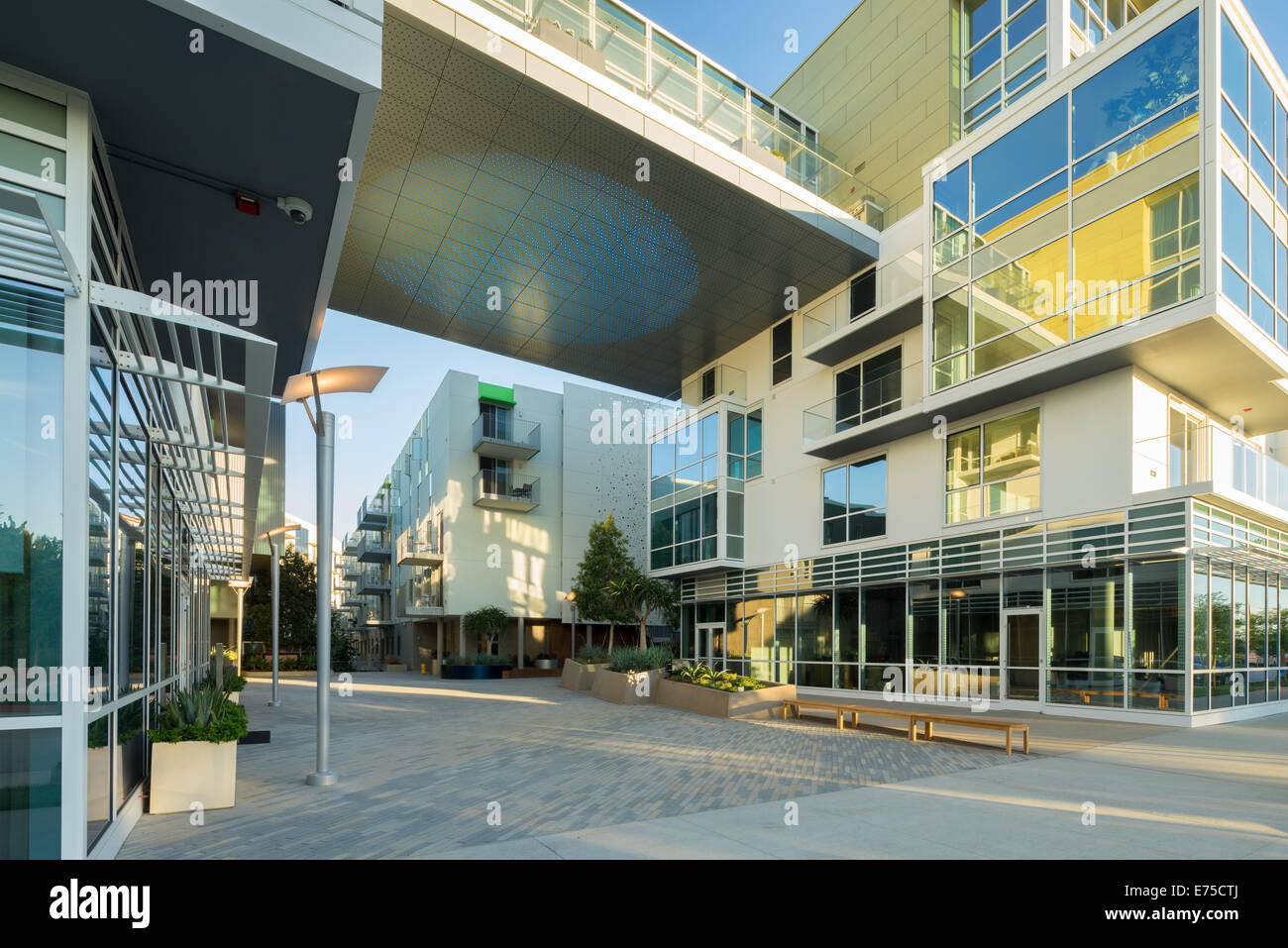 Wave Echo civic art by artist Catherine Wagner at the Waverly, Santa ...