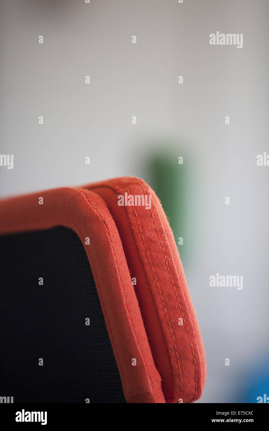 Orange office chair Stock Photo - Alamy