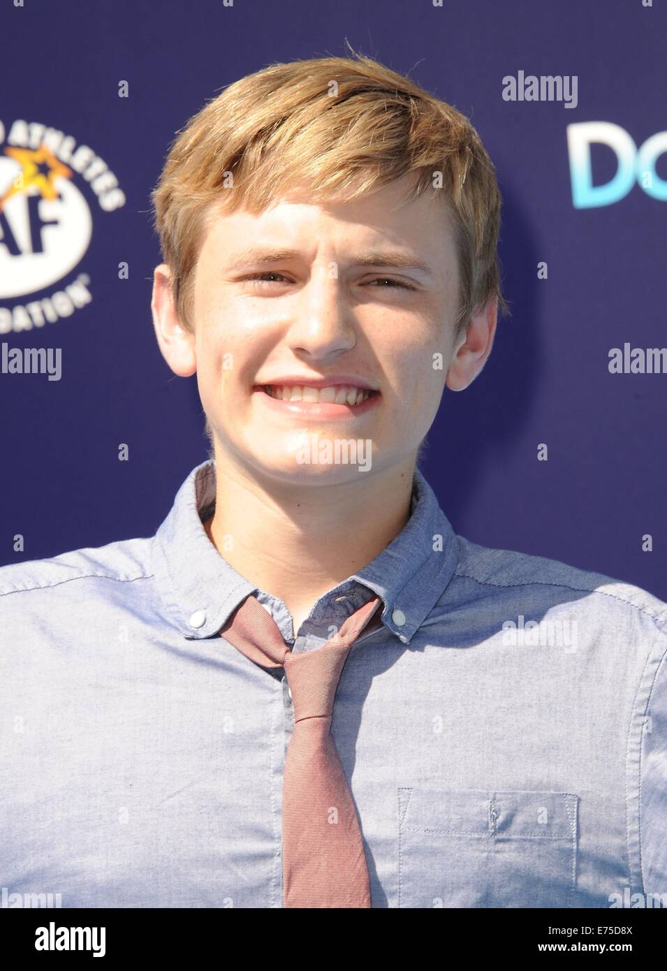 Los Angeles, CA, USA. 7th Sep, 2014. Nathan Gamble at arrivals for ...