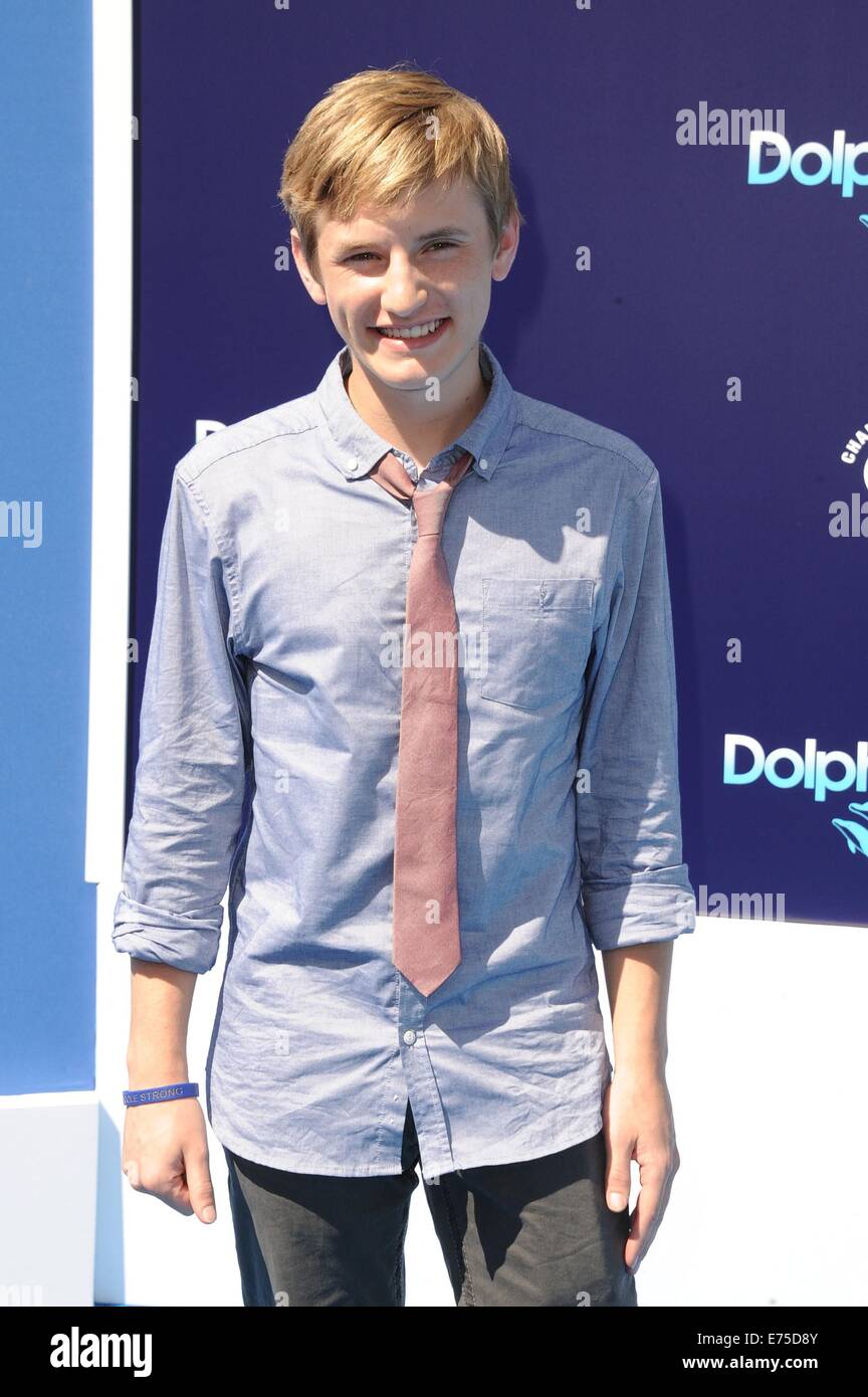 Los Angeles, CA, USA. 7th Sep, 2014. Nathan Gamble at arrivals for ...