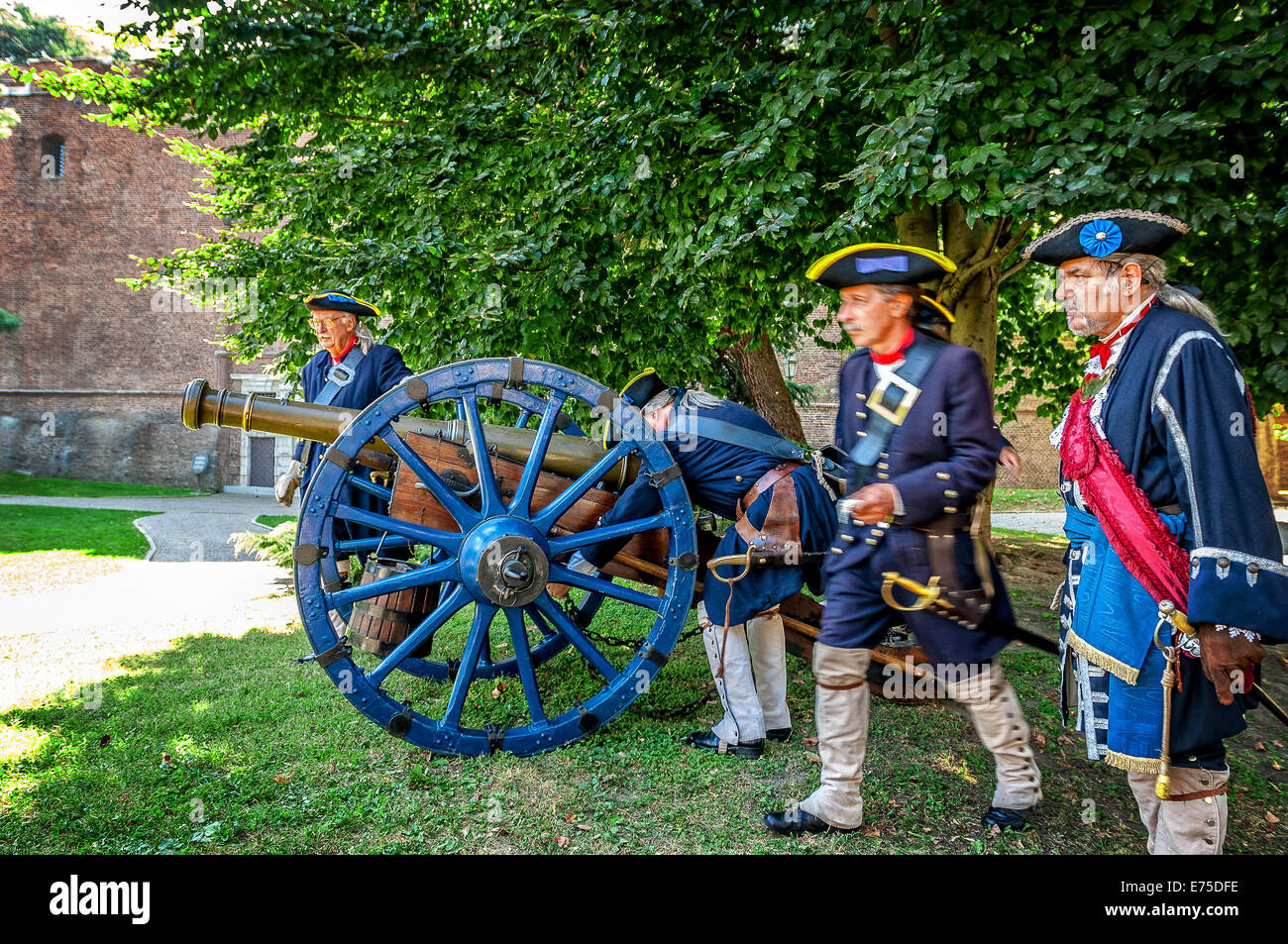 Italy Piedmont Turin 06th September 2014 reenactment of the siege of ...