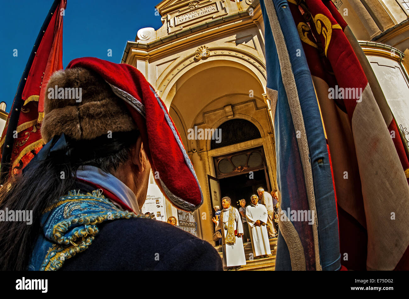 Italy Piedmont Turin 06th September 2014 reenactment of the siege of ...