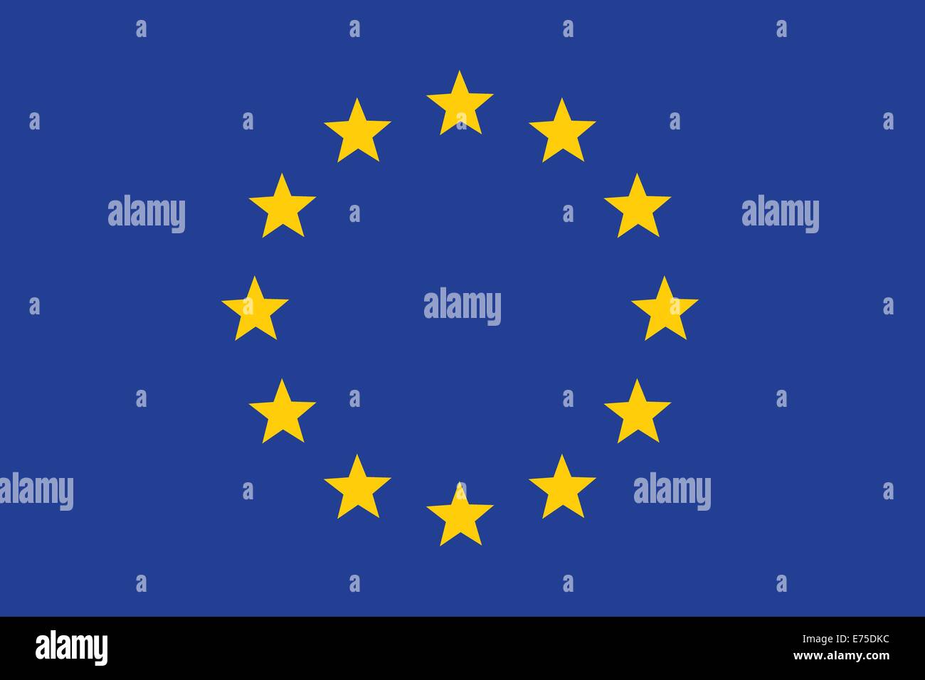 A Flag of European Union in blue and white Stock Photo - Alamy